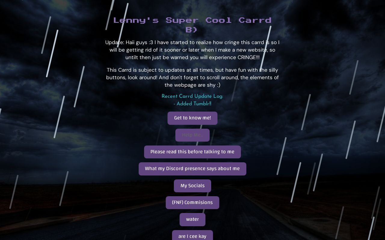 Lenny's Super Cool Carrd B)